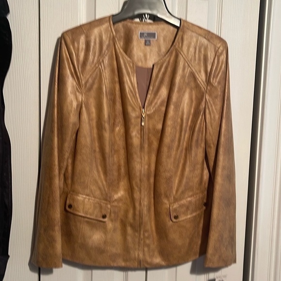 JM Collection | Jackets & Coats | Faux Leather Jm Jacket | Poshmark